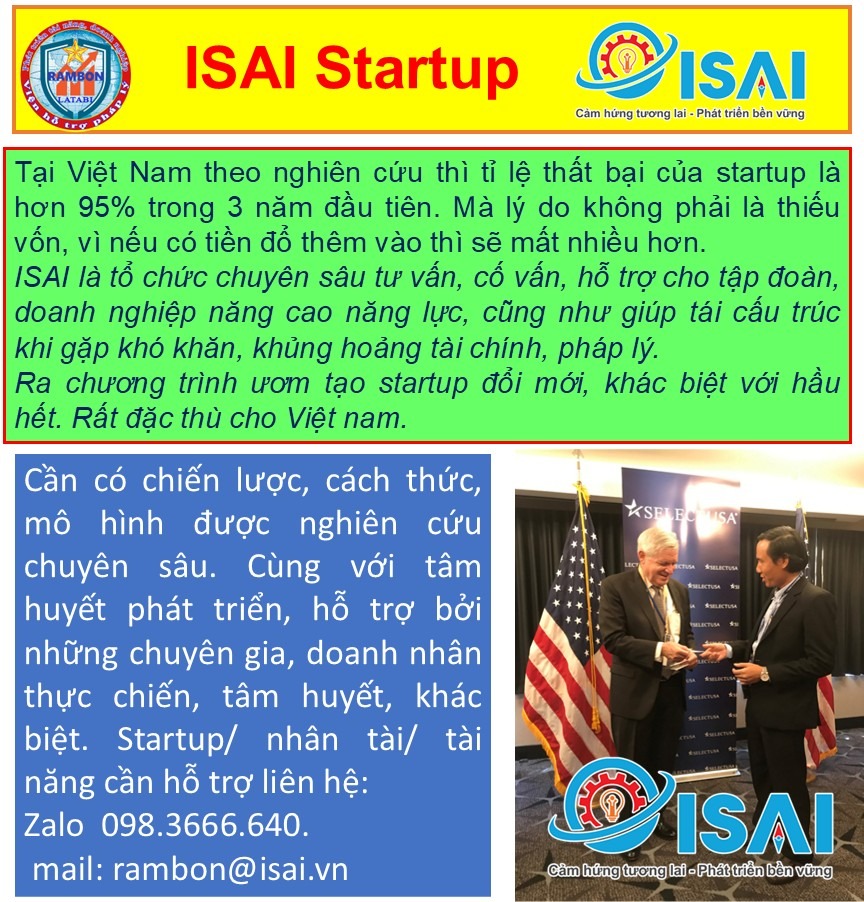 Vườn Ươm startup thành công trên thế giới. Giải pháp từ ISAI cho đặc ...