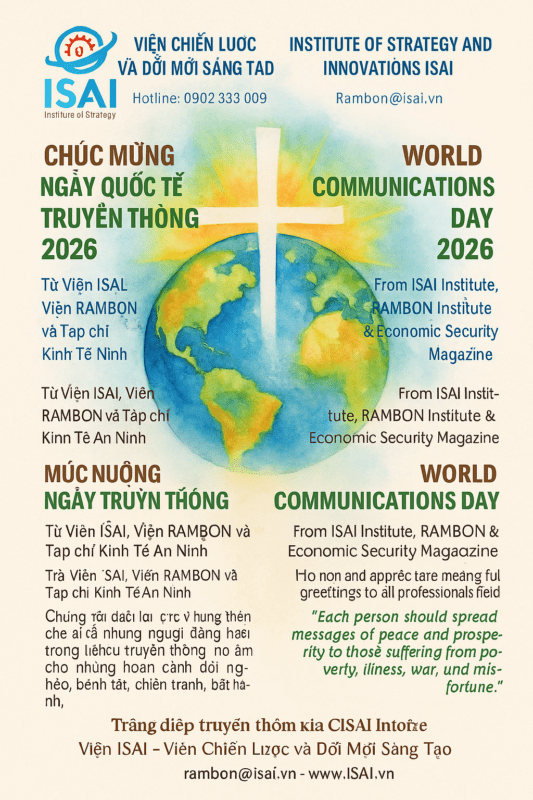 Viện ISAI, Kinh Tế An Ninh kính chúc Quốc tế truyền thông 2025 - Viện ...